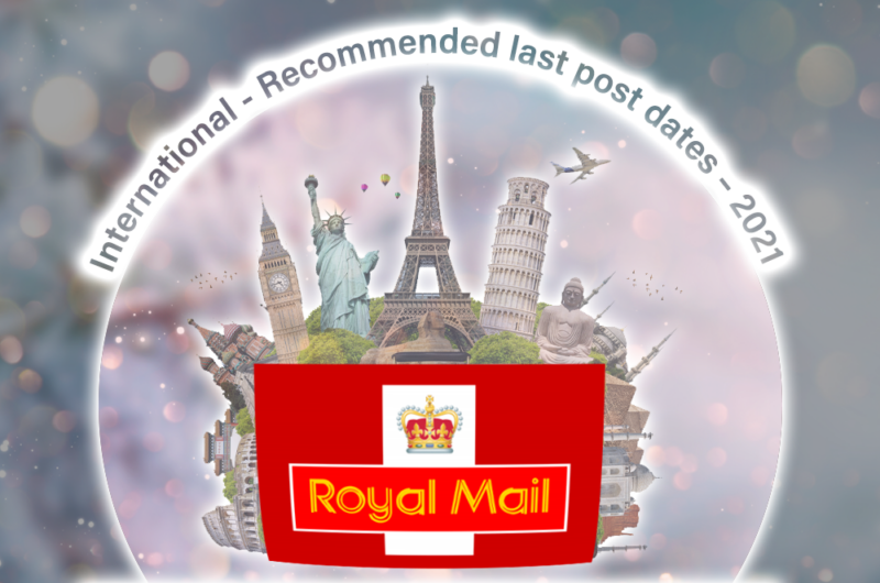 Recommended international last posting dates - 2021