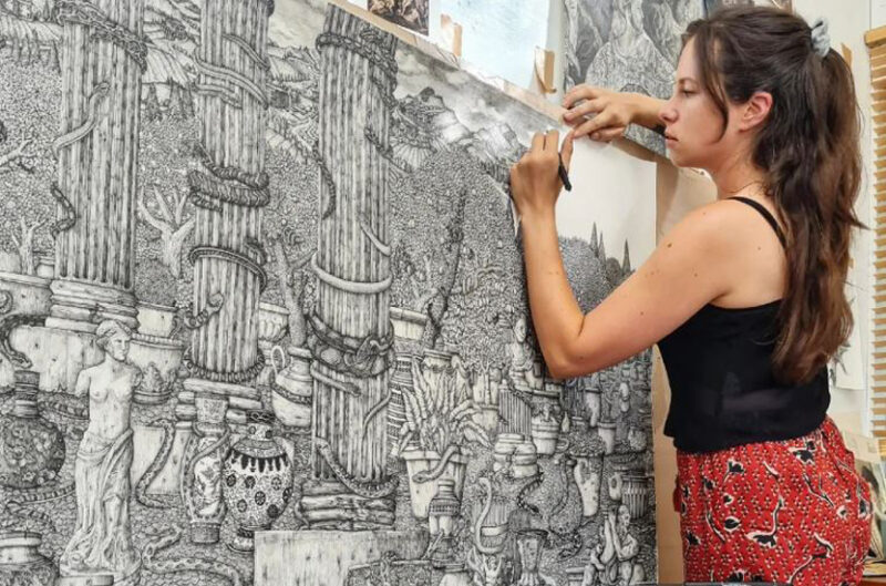 Feature Friday Artist Olivia Kemp Pen And Ink